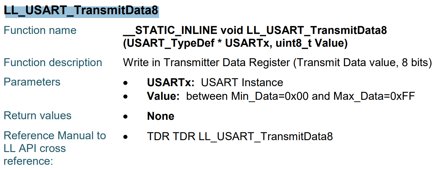 STM32F0 UART LL 송신 코드 작성하기 - DKMIN