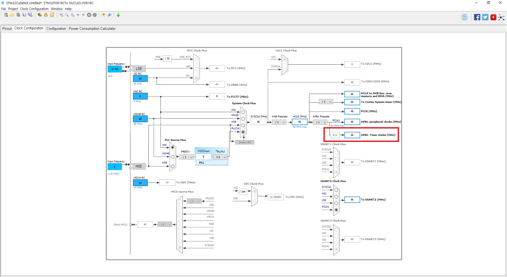 STM32F0 PWM 기초 설정을 CUBEMX로 하기 - DKMIN