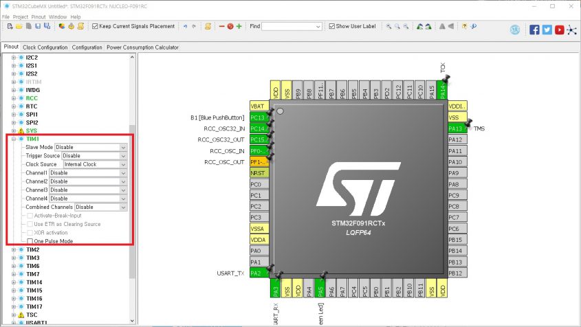 STM32F0 TIM 인터럽트 CUBEMX로 초기설정하기 - DKMIN