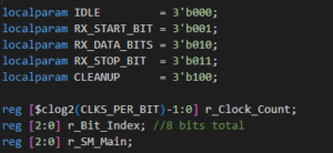 UART Rx Verilog Module 살펴보기 - DKMIN